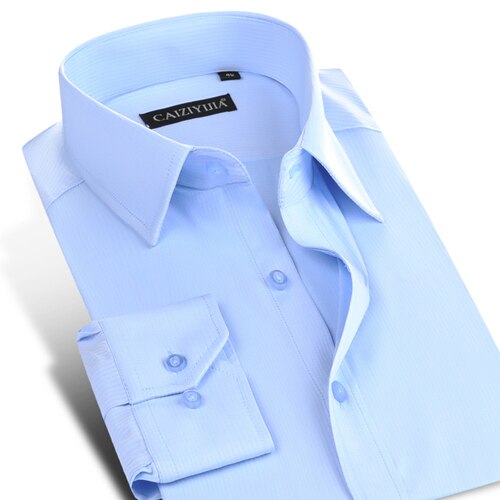 Men's Office Classic Solid Basic Dress Shirts Pock... – Vicedeal