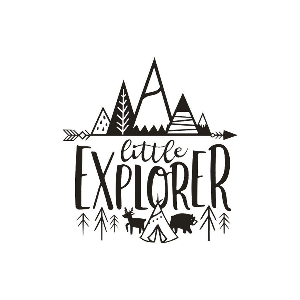 Nordic Little Explorer Vinyl Stickers Quotes for K... – Grandado