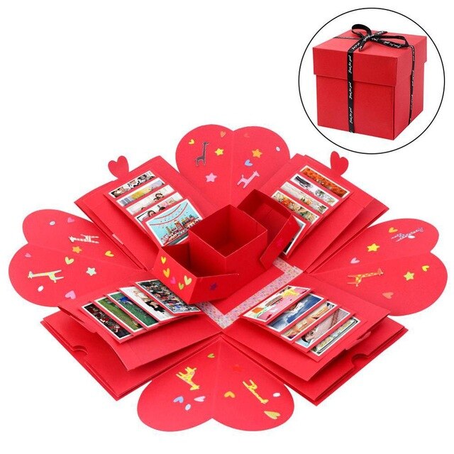 DIY Accessories Red Explosion Box Assembly Handmad... – Vicedeal