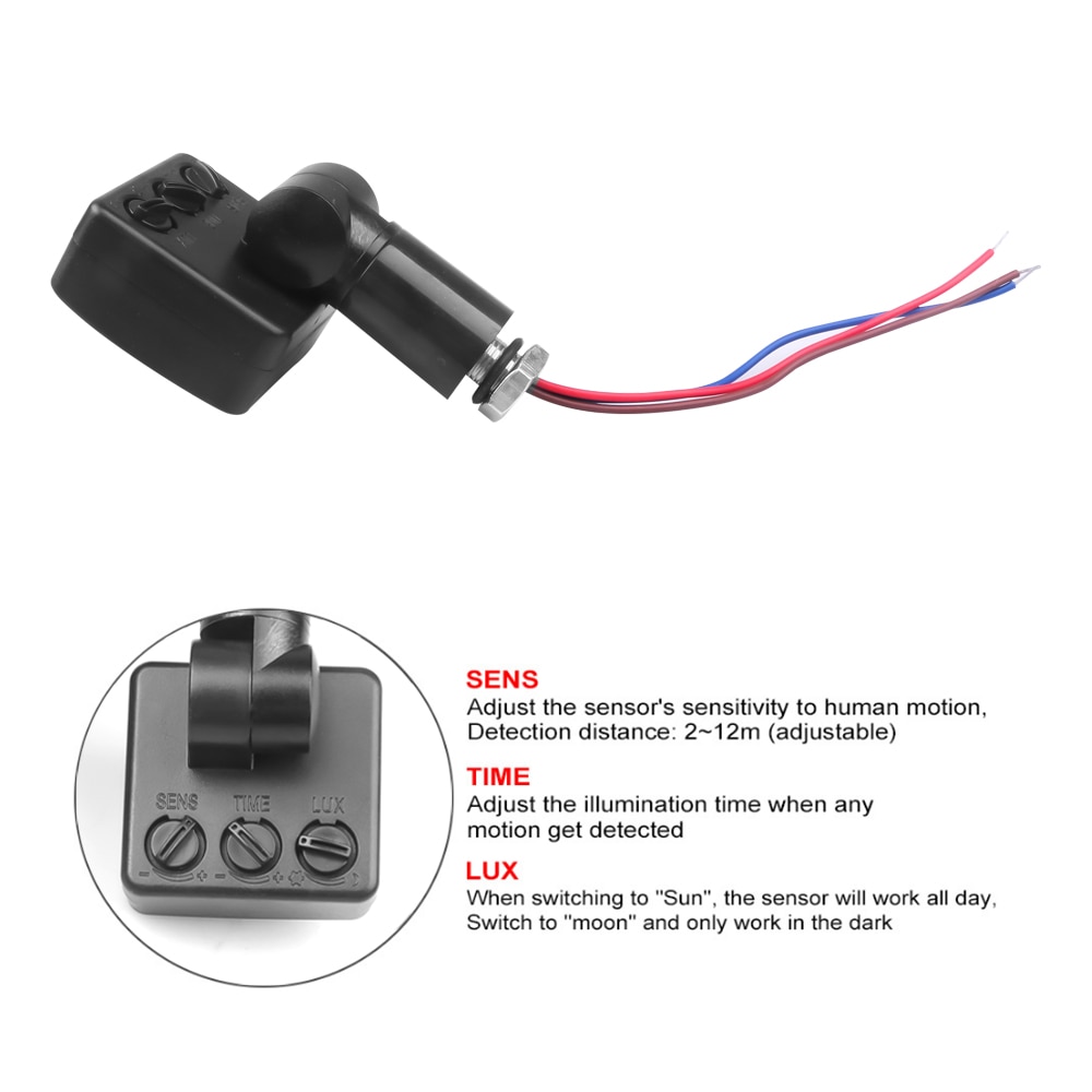 Ultrathin LED Flood Light PIR Motion Sensor Detect... – Grandado