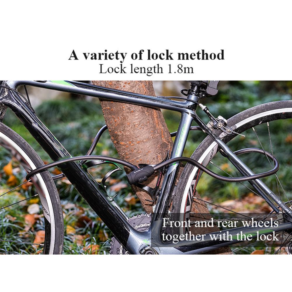 1,2 M 1,8 M Anti-robo bicicleta código de bloqueo ... – Grandado
