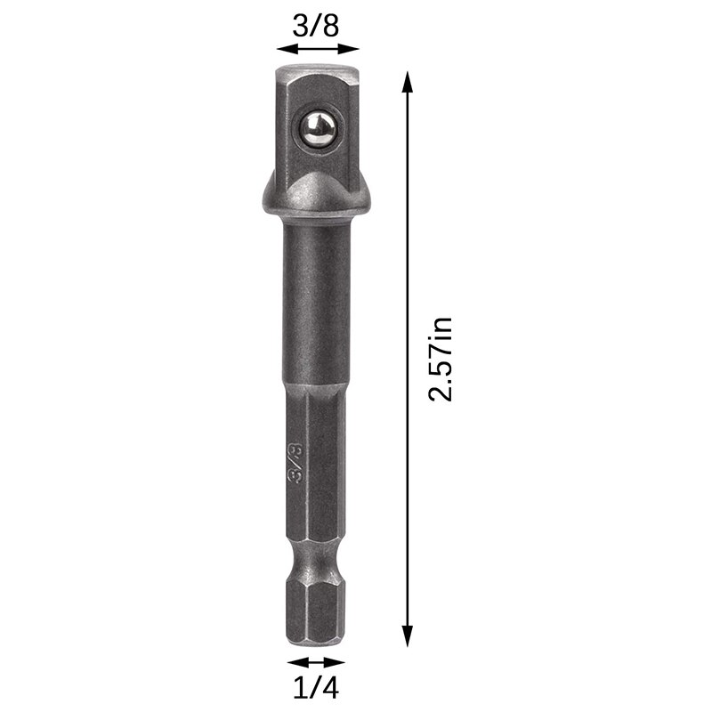 12 Pack 3/8 Inch(10mm) Square Socket Adapter Bit S... – Grandado