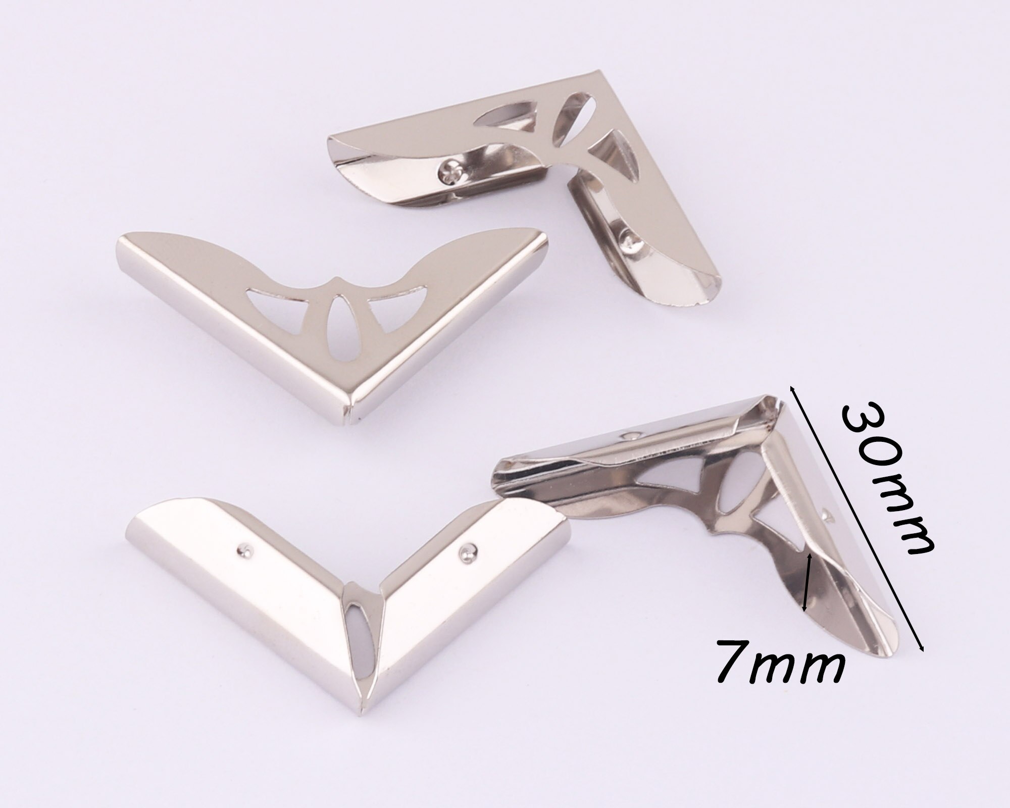 30mm Silver Corner Protection Corners Vintage Box ... – Vicedeal