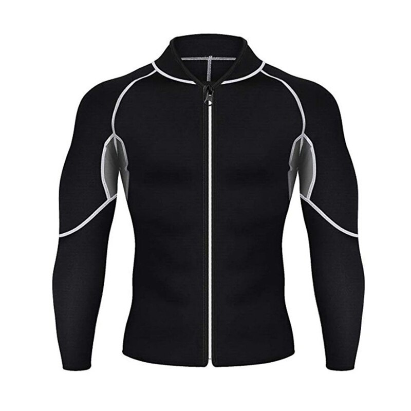 Fitness T-shirt Men Long Sleeve Elastic Sweating S... – Grandado