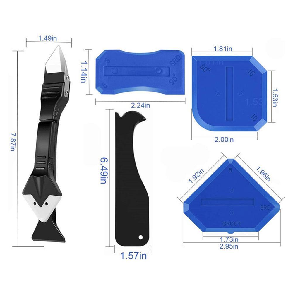 10 Stks/set 3 In 1 Siliconen Caulking Tool Kalefat... – Grandado