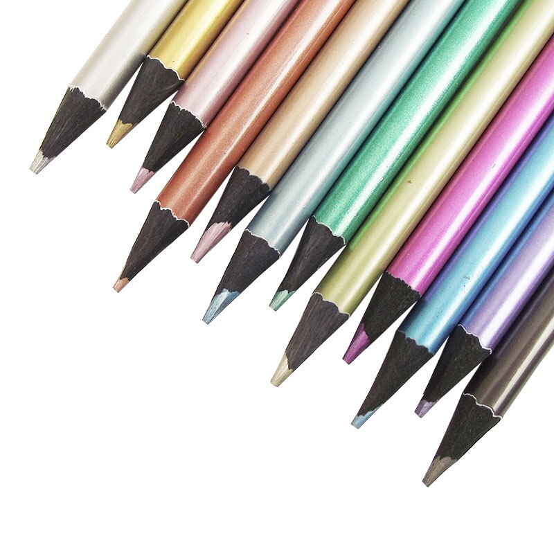 12color metal color pencil environmental protectio... – Grandado