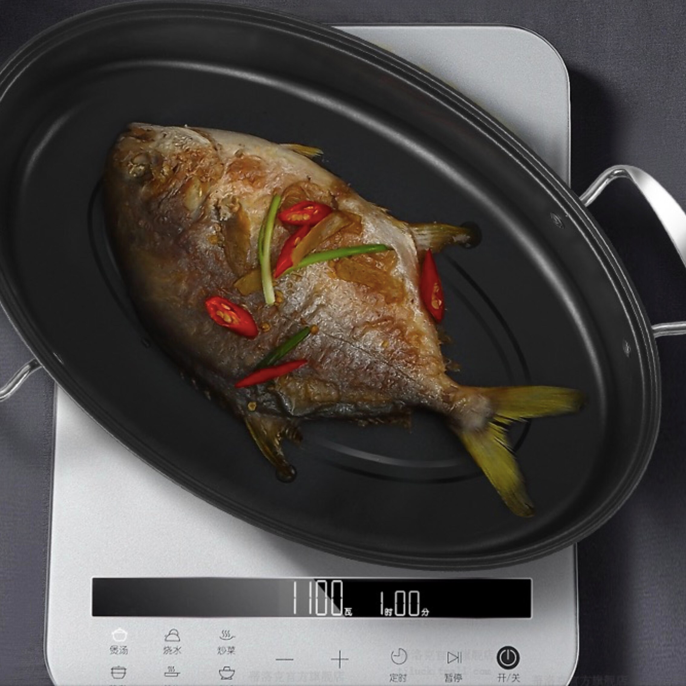 B0091 Fish steaming pot large domestic thickened s... – Grandado