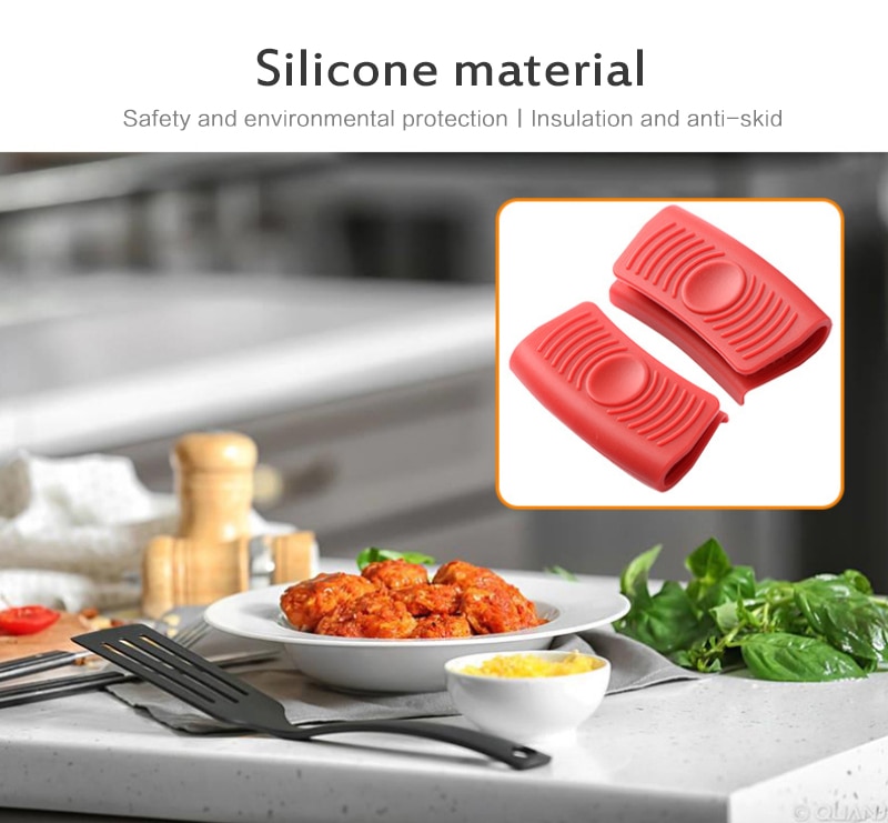 2Pcs Silicone Heat Resistant Gloves Clips Insulati... – Vicedeal