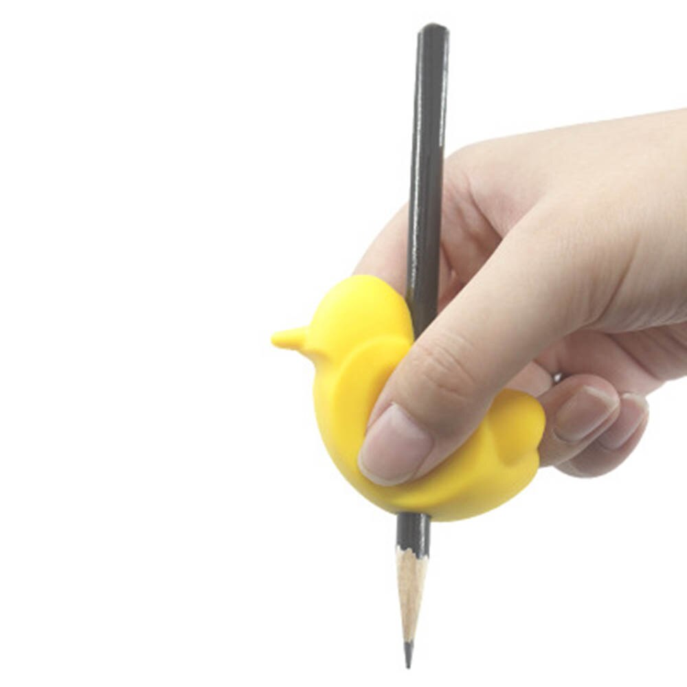 1Pcs Silicone Bird Shaped Hold Pen Device Child St... – Grandado