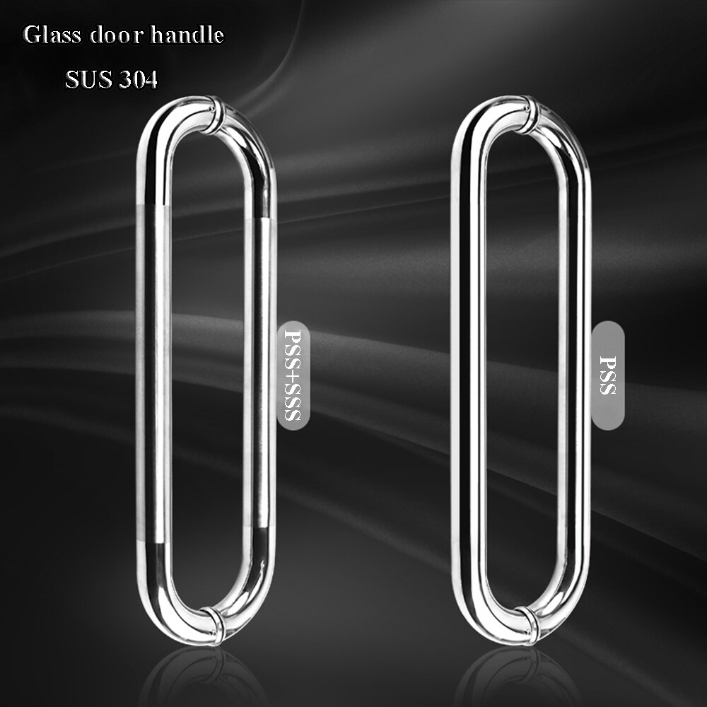 Door handle O type glass door handle glass door wo... – Grandado