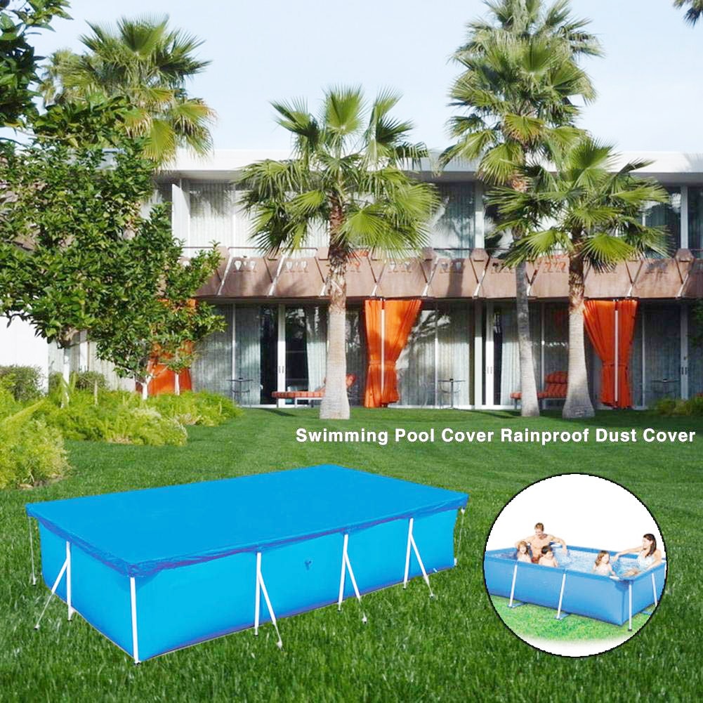 Swimming Pool Rainproof Dust Cover Rectangular Pol... – Grandado