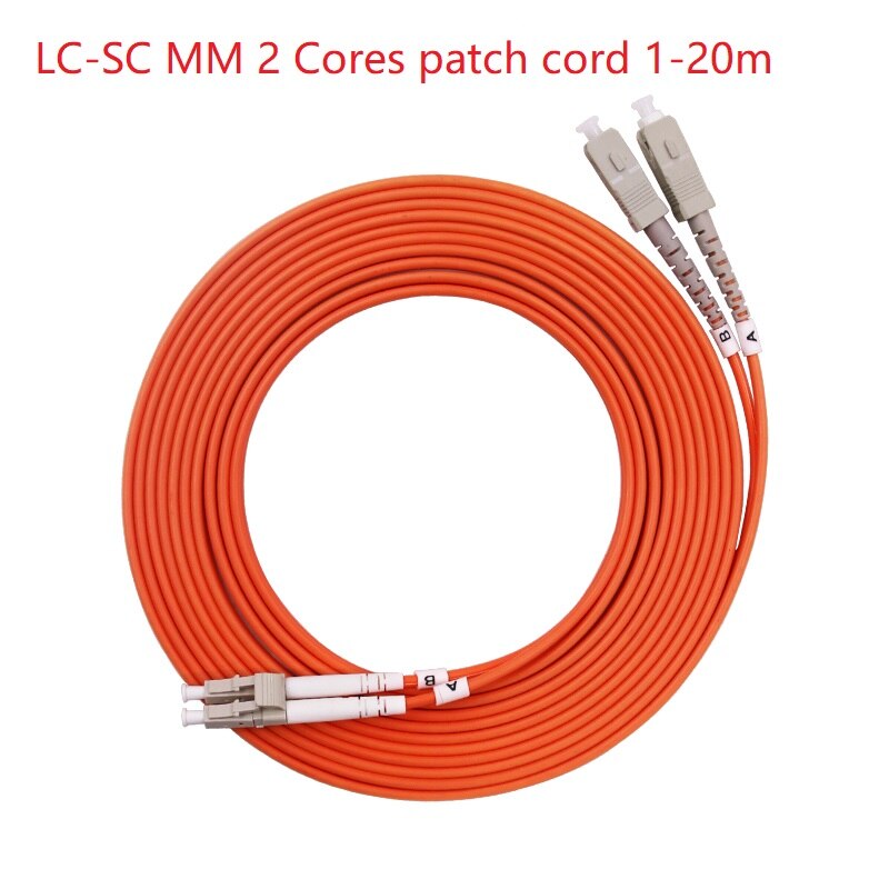 5 PCS 1-20M LC-SC UPC Duplex Multi-mode 9/125 Patc... – Grandado