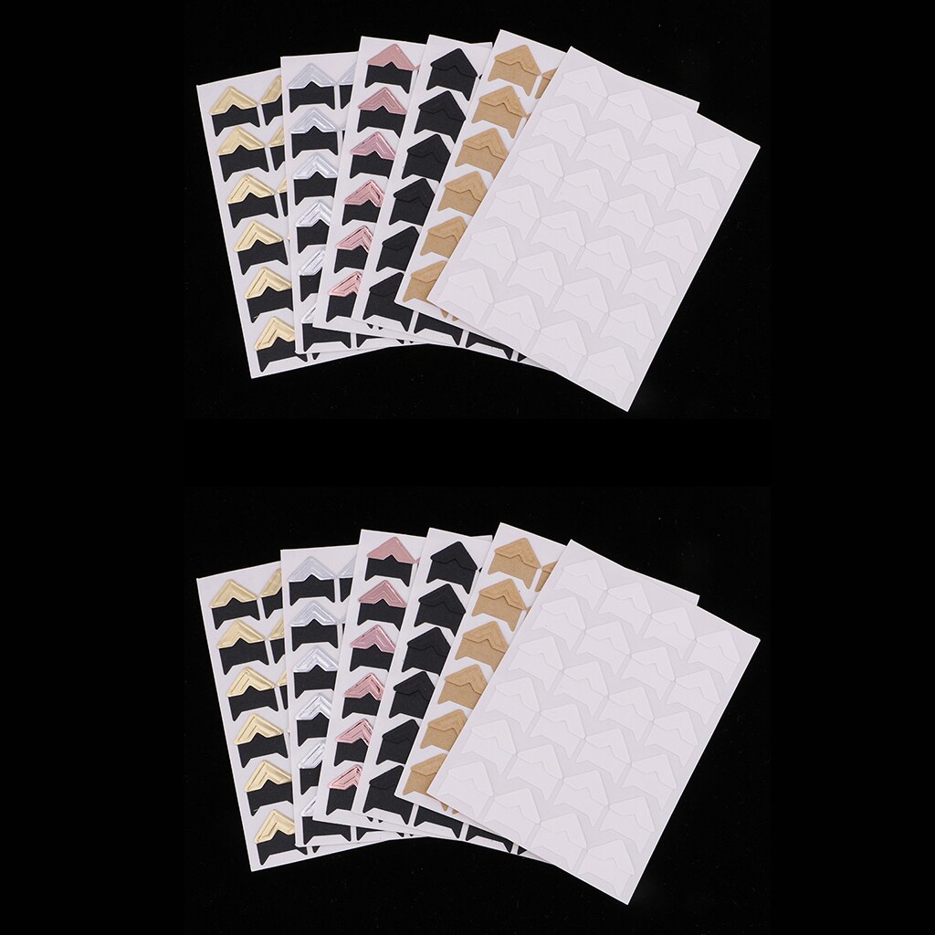 12 Sheets Kraft paper Photo Mounting Sticker Corne... – Grandado