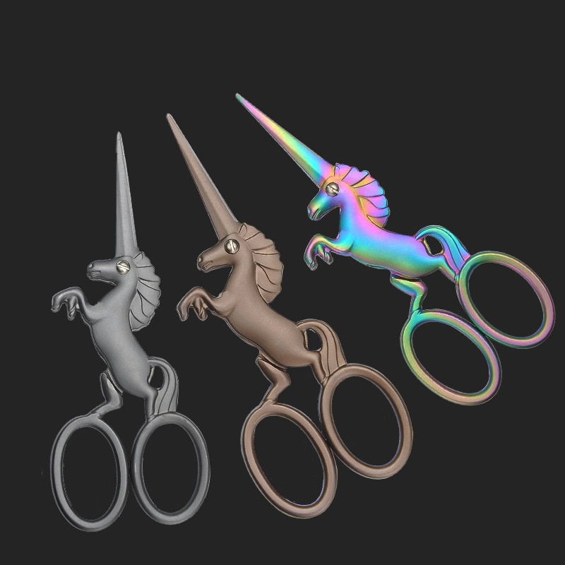 Pulaqi Retro Unicorn Sewing And Embroidery Scissor... – Vicedeal