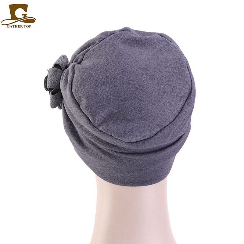 Women Large Flower Chemotherapy Cap Ruffle Cancer Vicedeal