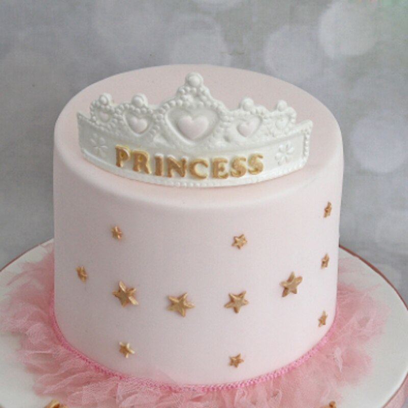 Princess Tiara Banner Molds Fondant Cake Decor Too... – Grandado