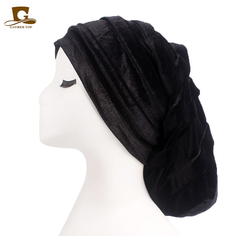 Women Velvet Rasta Headdress Head Wrap Hat African... – Vicedeal