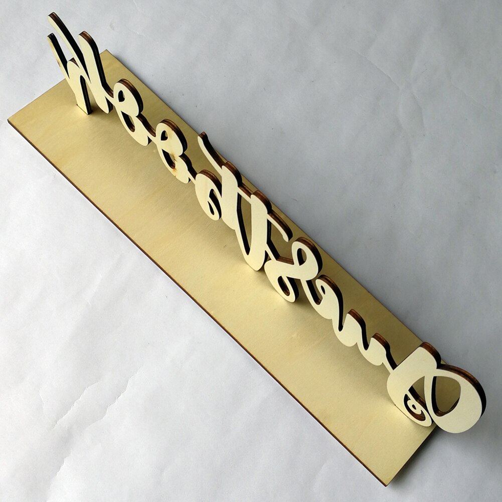 1pcs Mode Houten Boord Holle Vrijstaande Gastenboe... – Grandado