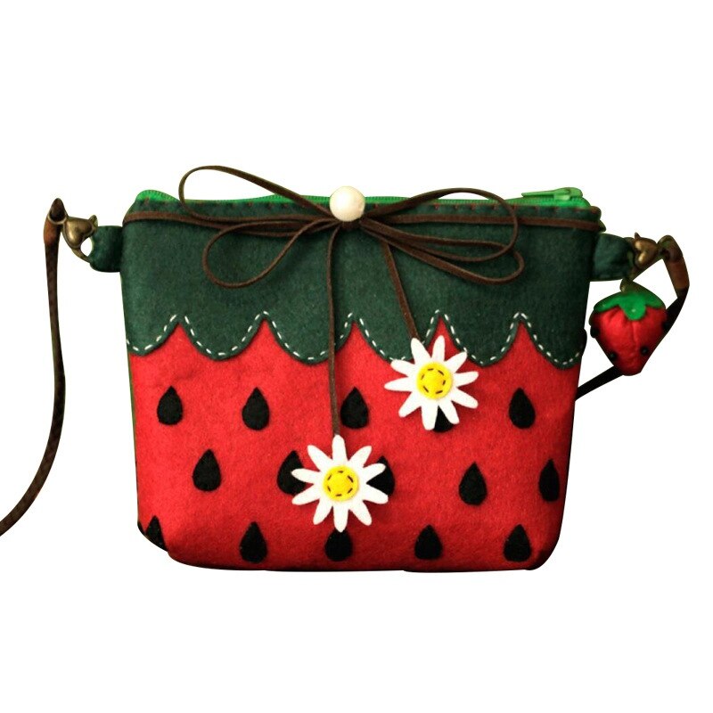 Handmade Nonwoven Coin Purse Cute Felt Shoulder Ba... – Grandado