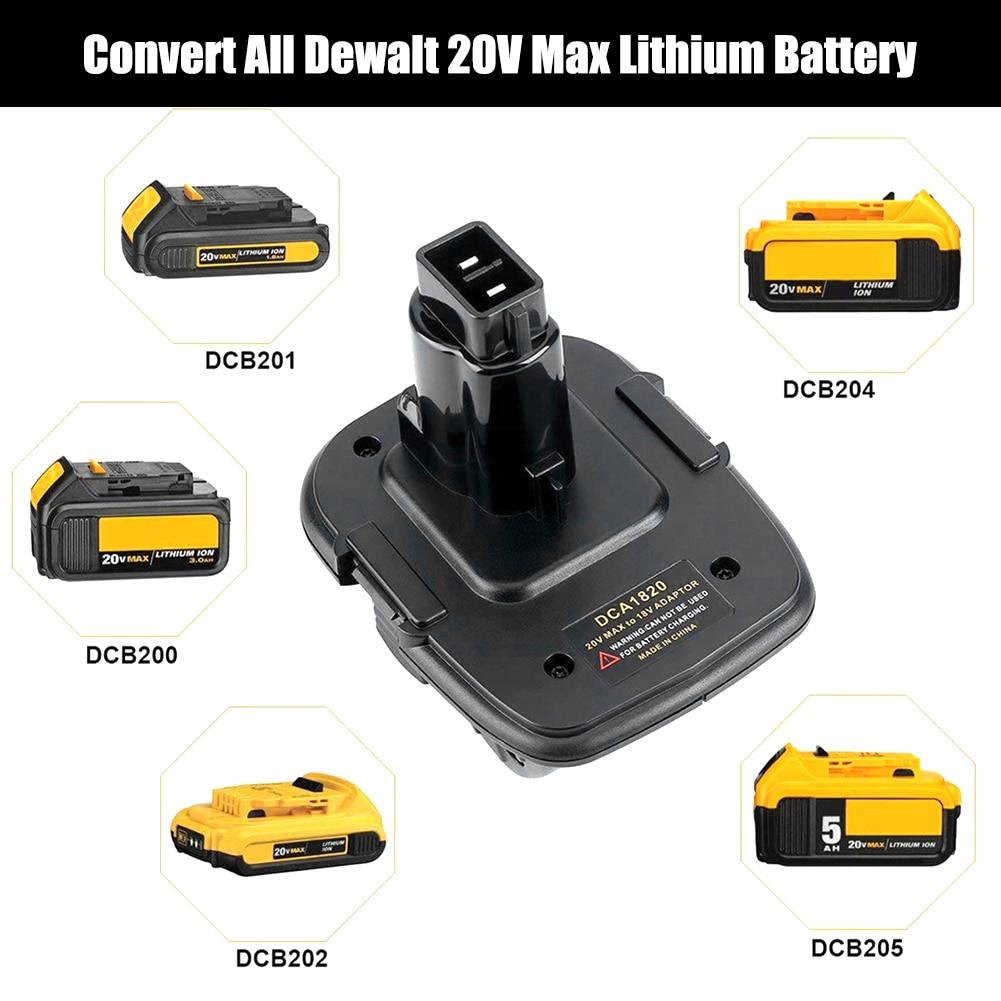 Dca 1820 adapter converter for dewalt 18v tools 20... – Vicedeal