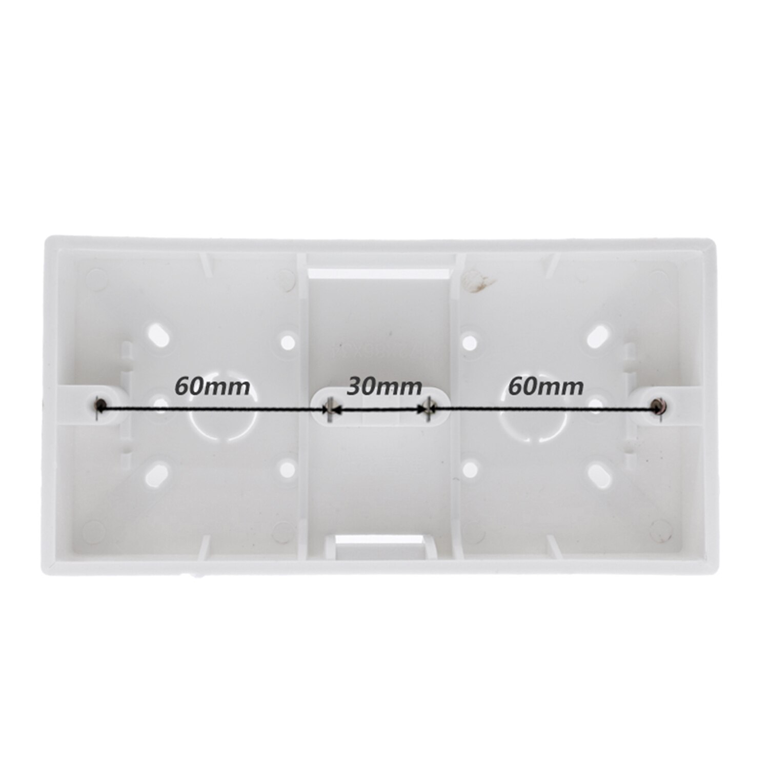White PVC Single Gang Wiring Mount Back Box For Wa... – Vicedeal