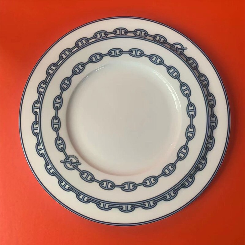 Bone china dinner plate, coffee cup, Western food ... – Grandado