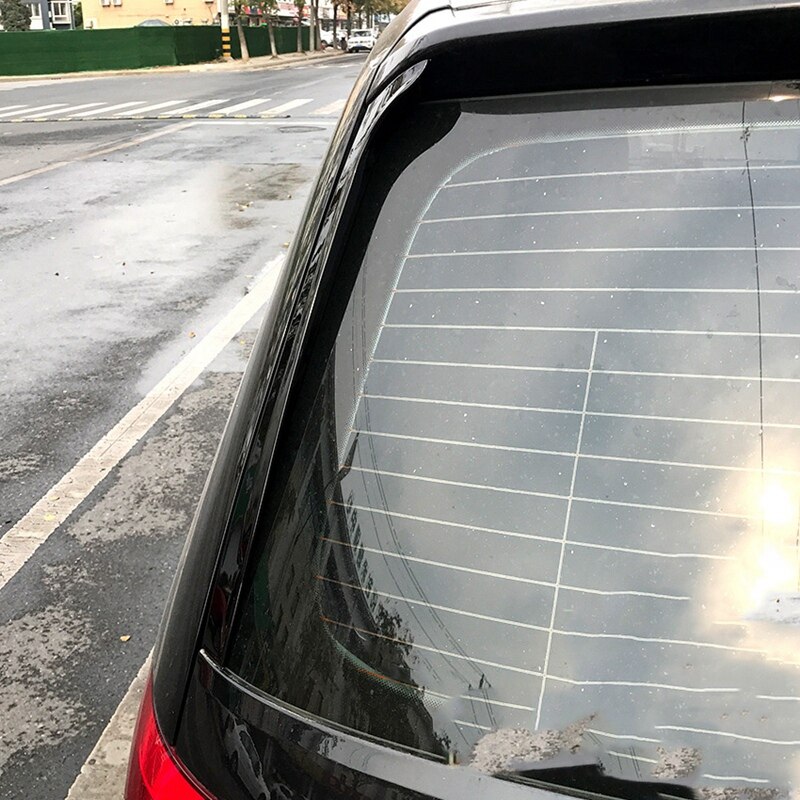 Rear Window Side Spoiler Wing Lip Cover Trim Stick... – Grandado