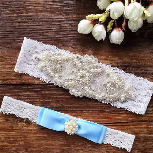 Wedding Garter Set Bridal Garter set Lace Garter s... – Vicedeal