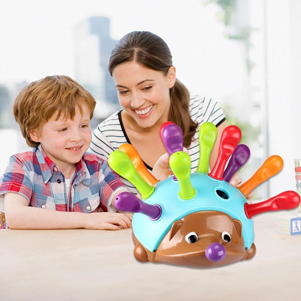 Baby Toys 13 24 Months Hedgehog Sorter Color Stack... – Grandado