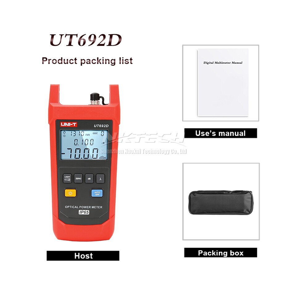 UNI-T UT692D Optical Power Meter Measurement Range... – Vicedeal