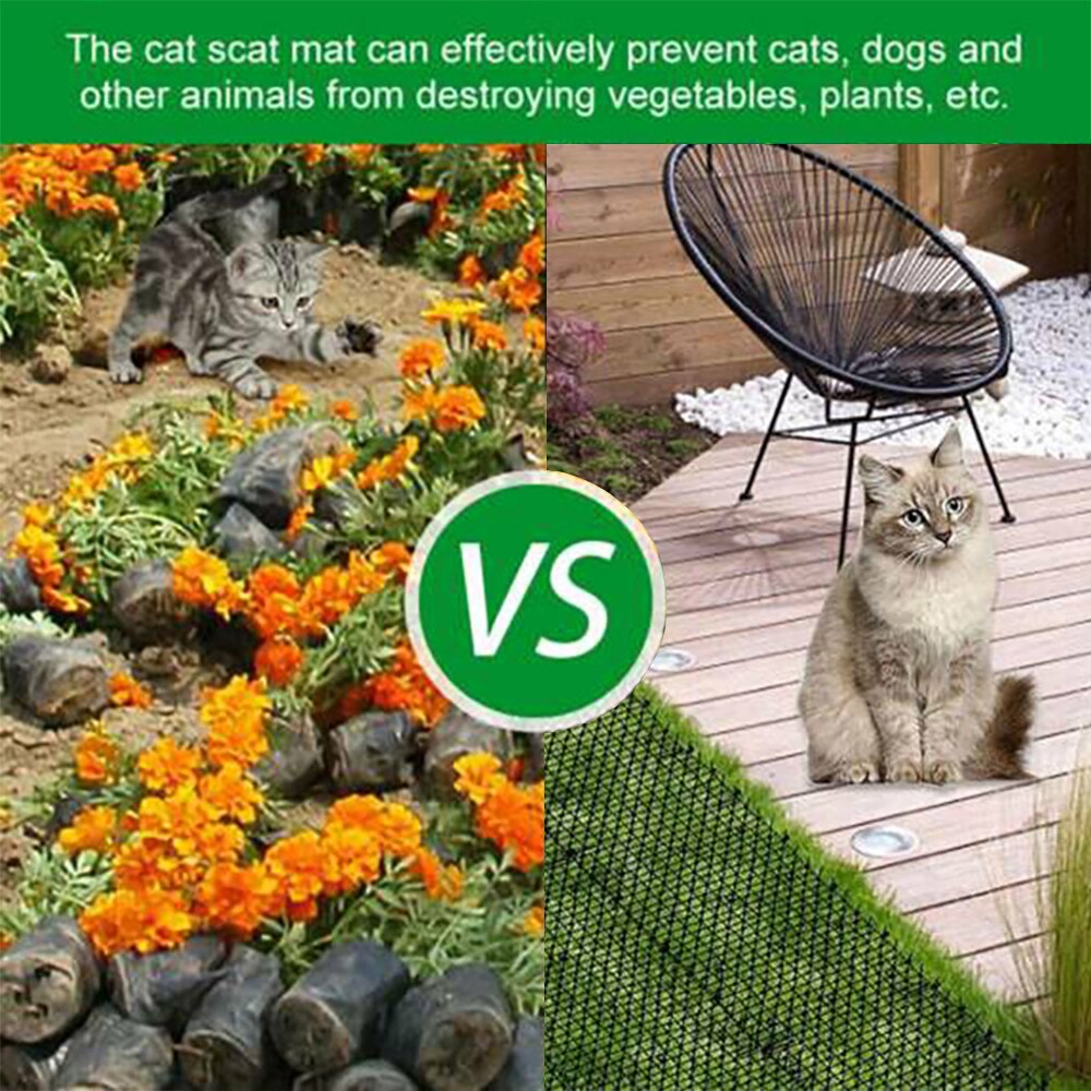 200x12cm Anti-cat Mat Garden Prickle Strip Dig Sto... – Grandado