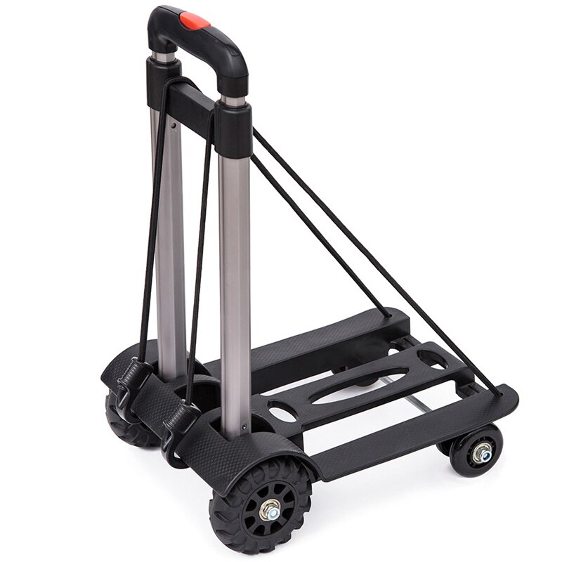 Portable Metal PP Folding Luggage Trolley Cart for... – Grandado