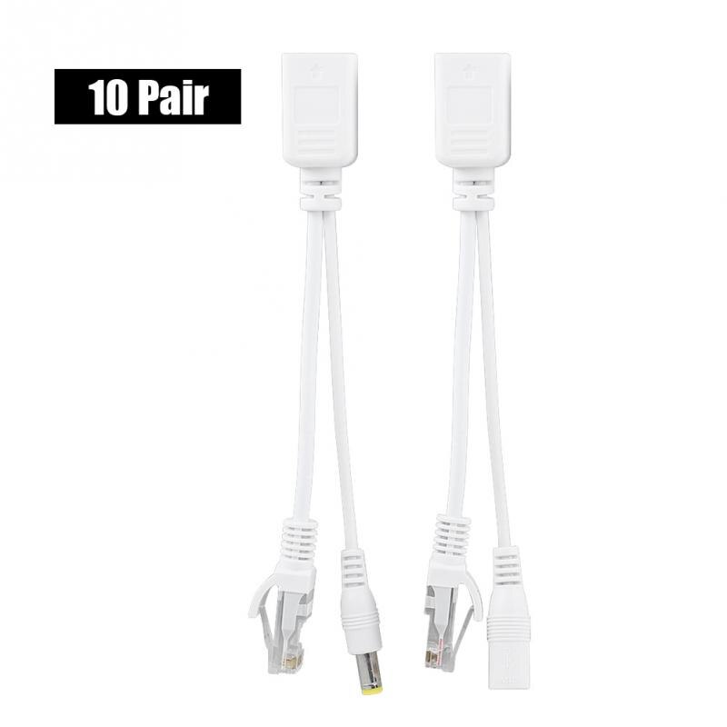 10 paar DC 12 V IP Kamera POE RJ45 Kabel Energie ü... – Grandado