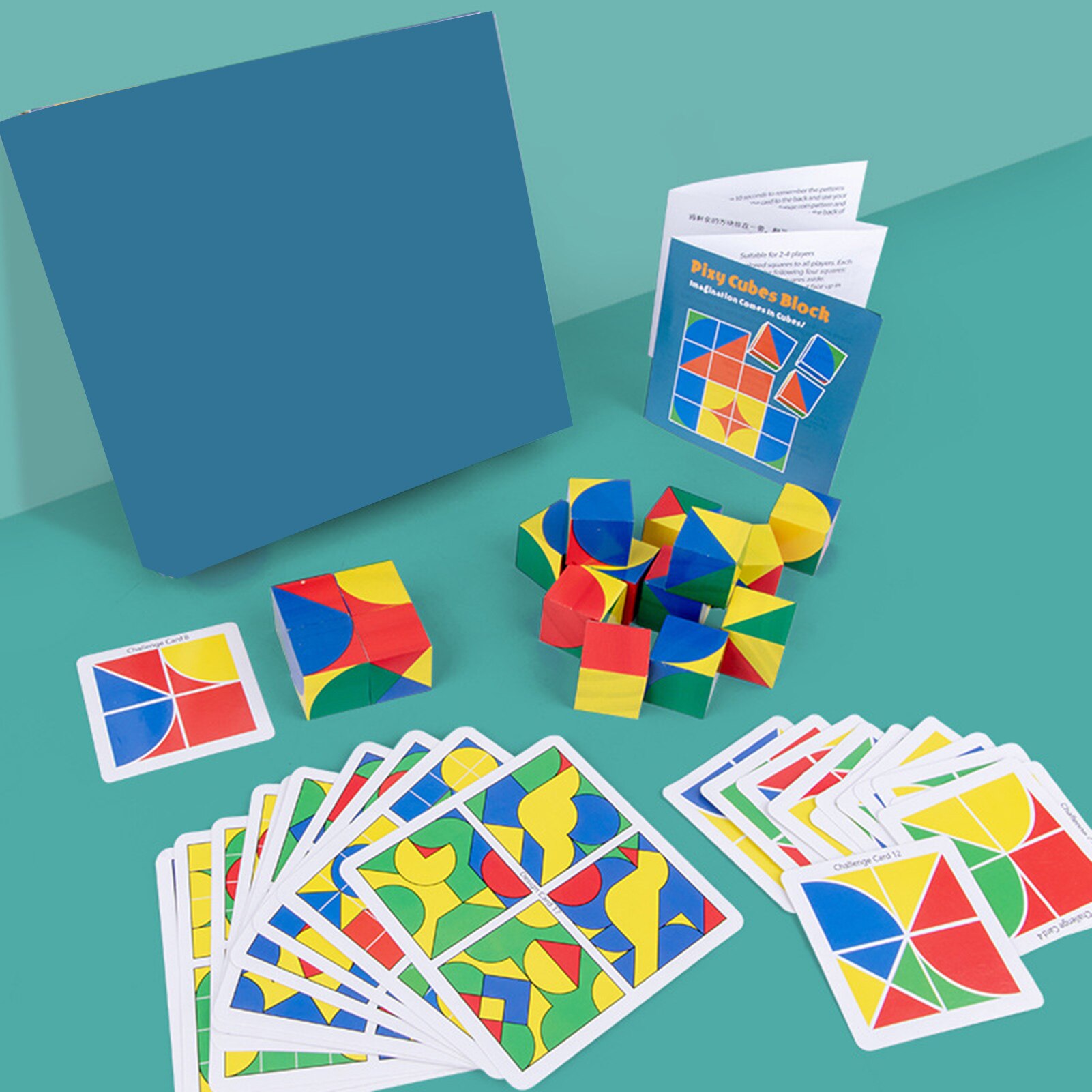 Kids Houten Bouwsteen Multicolor Ruimte Denken Edu... – Grandado