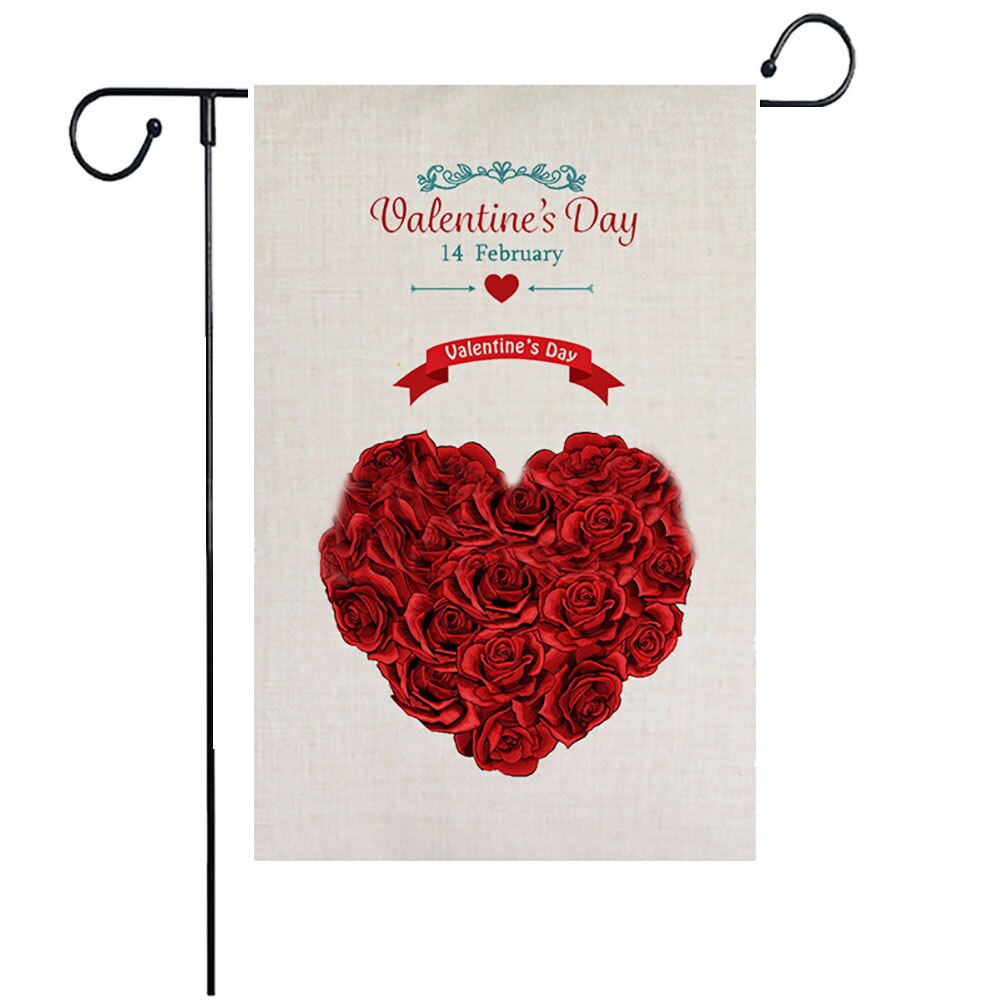 Reversible Valentines Day Garden Courtyard Flag Lo... – Grandado
