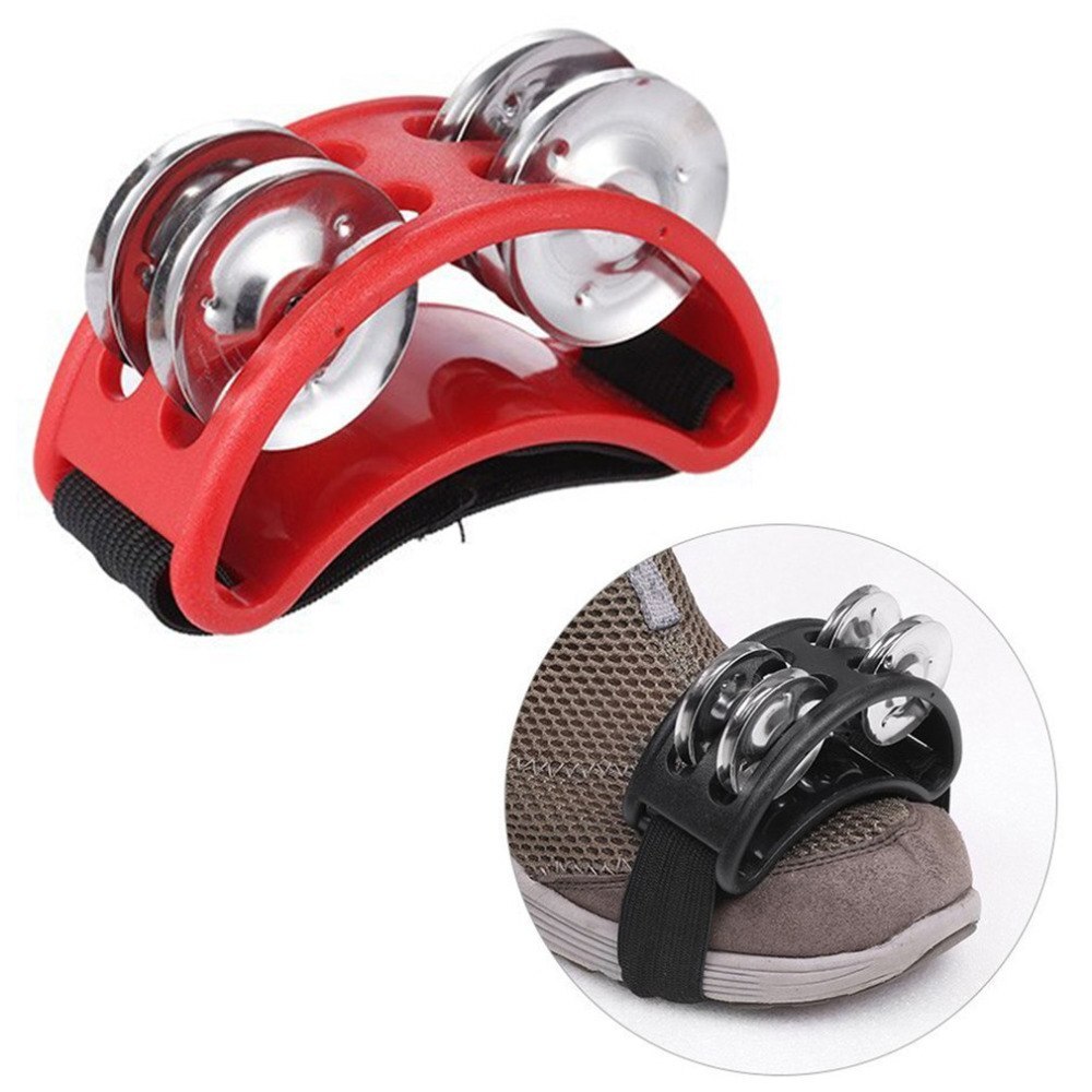 Half Moon Shape Foot Tambourine Metal Jingle Bell ... – Vicedeal