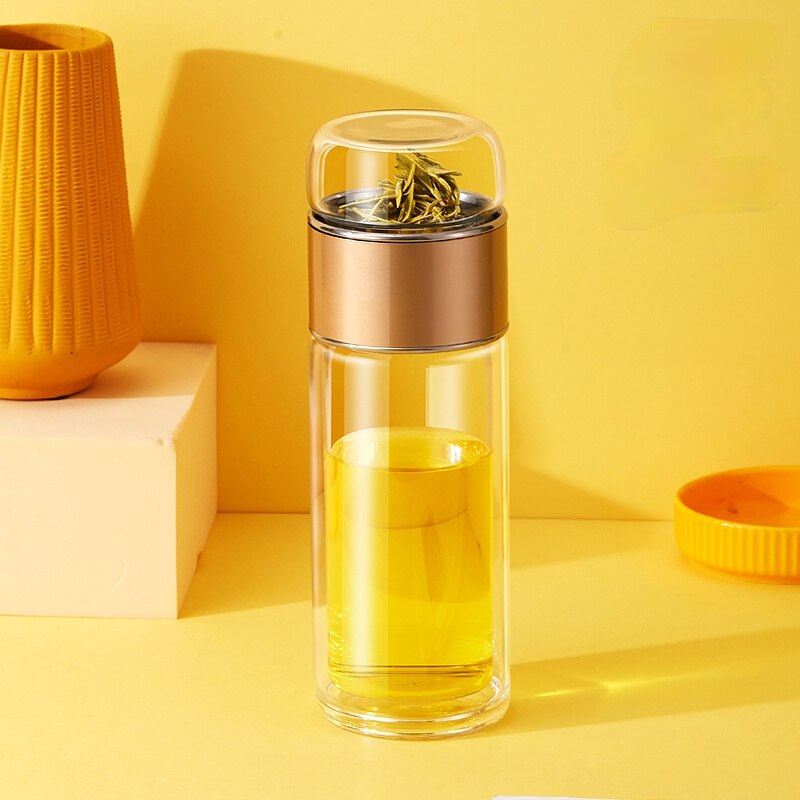 Thee Water Scheiding Thee Cup Dubbele Filter Geure... – Grandado