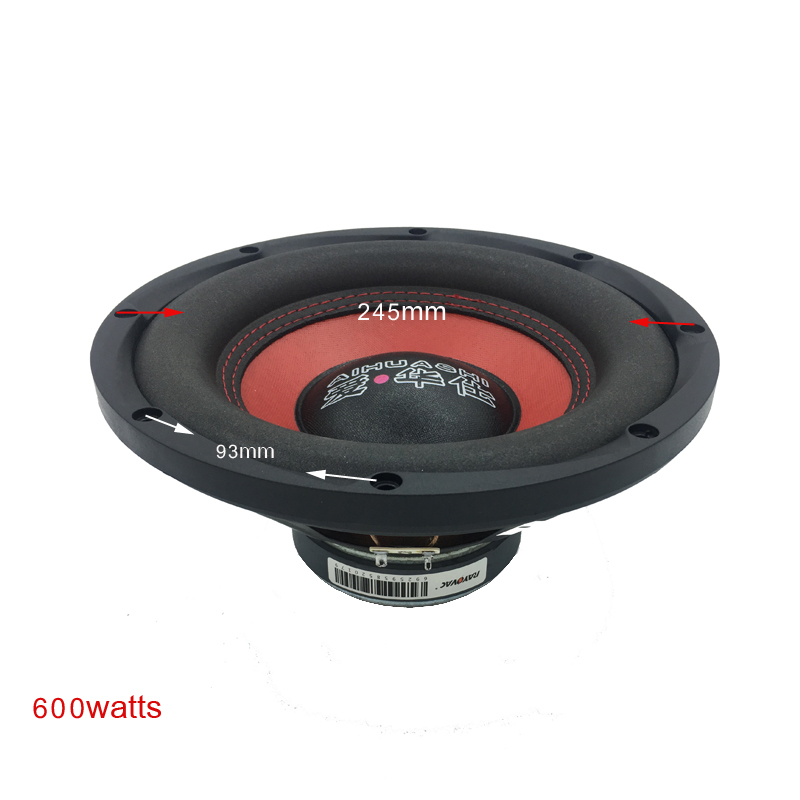 600W 10 Zoll Auto Subwoofer 4Ohm 50 mm ICH Schlüss... – Grandado