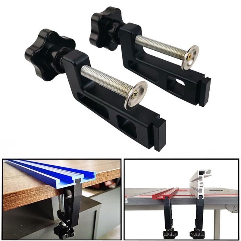 Woodworking 45/75 Type T-track Securing clip Backe... – Vicedeal