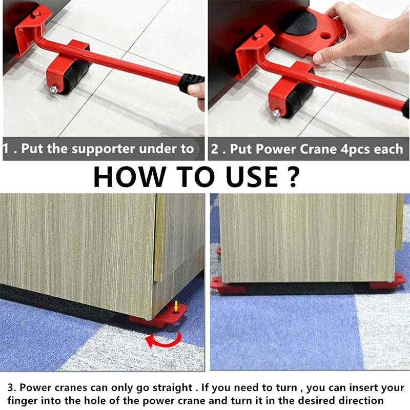 Furniture Roller Move Tool Set Furniture Lifter He... – Grandado