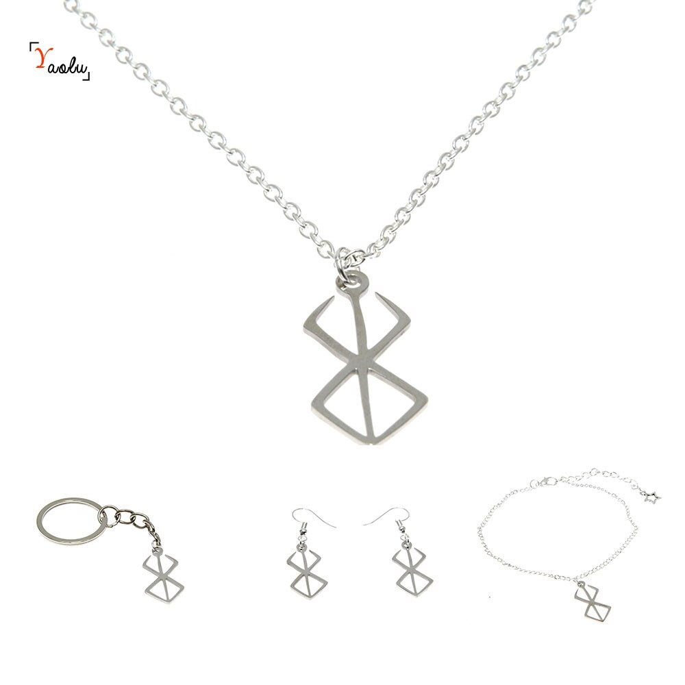 Berserker Rune Symbol necklace Nordic Logo Emblem ... – Vicedeal