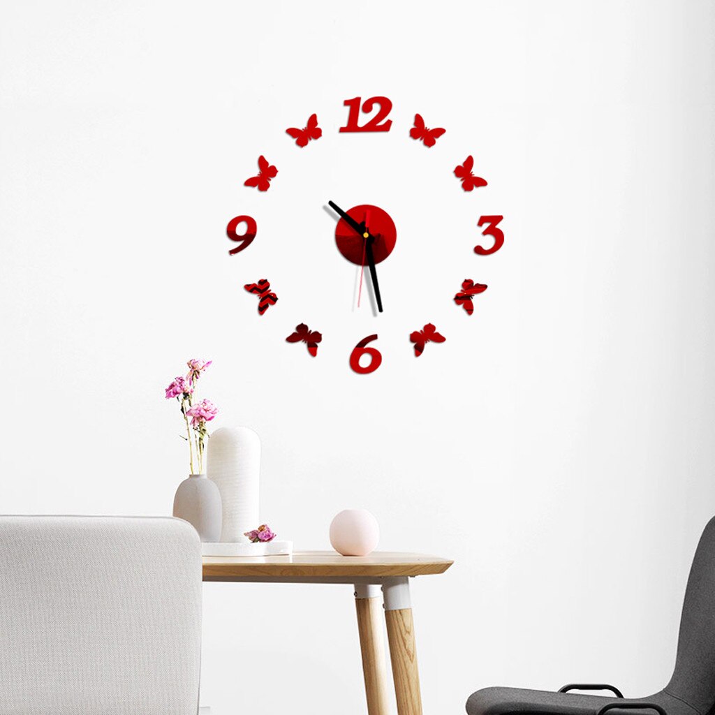 Acrylic Clock Acrylic Modern Diy Wall Clock 3d Mir... – Vicedeal