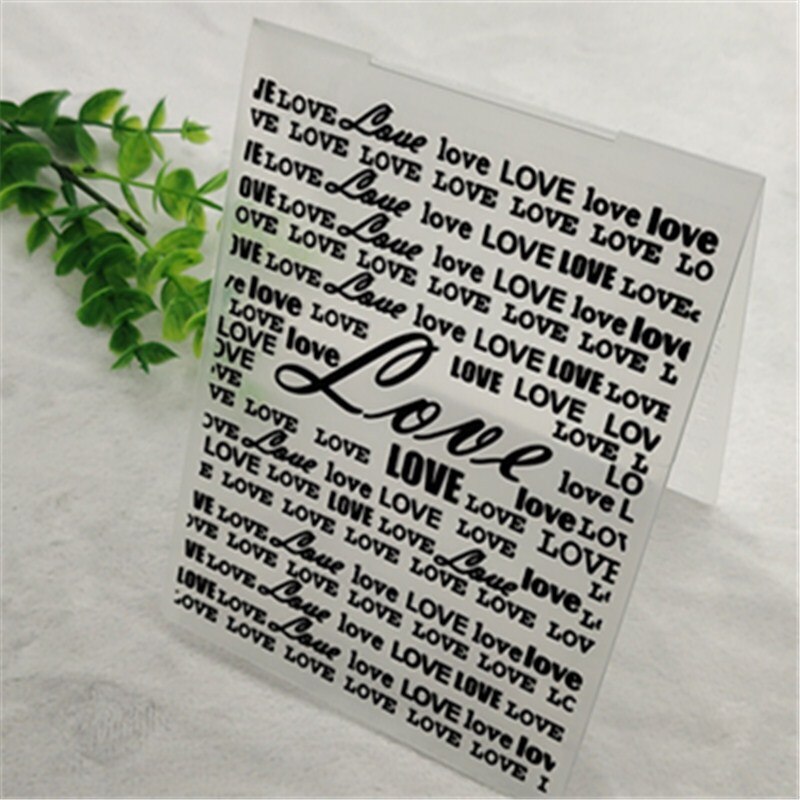 LOVE Letters Embossing Folders For Bump Embossing ... – Vicedeal