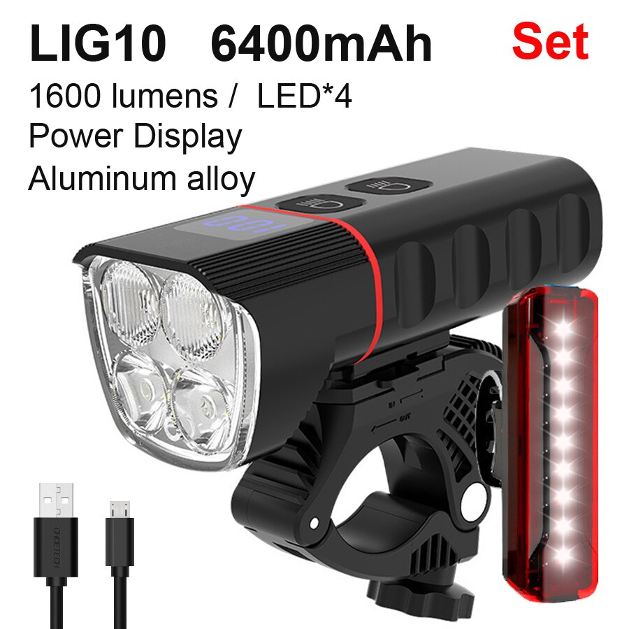 Newboler Krachtige Fiets Licht Set Regendicht Usb ... – Grandado