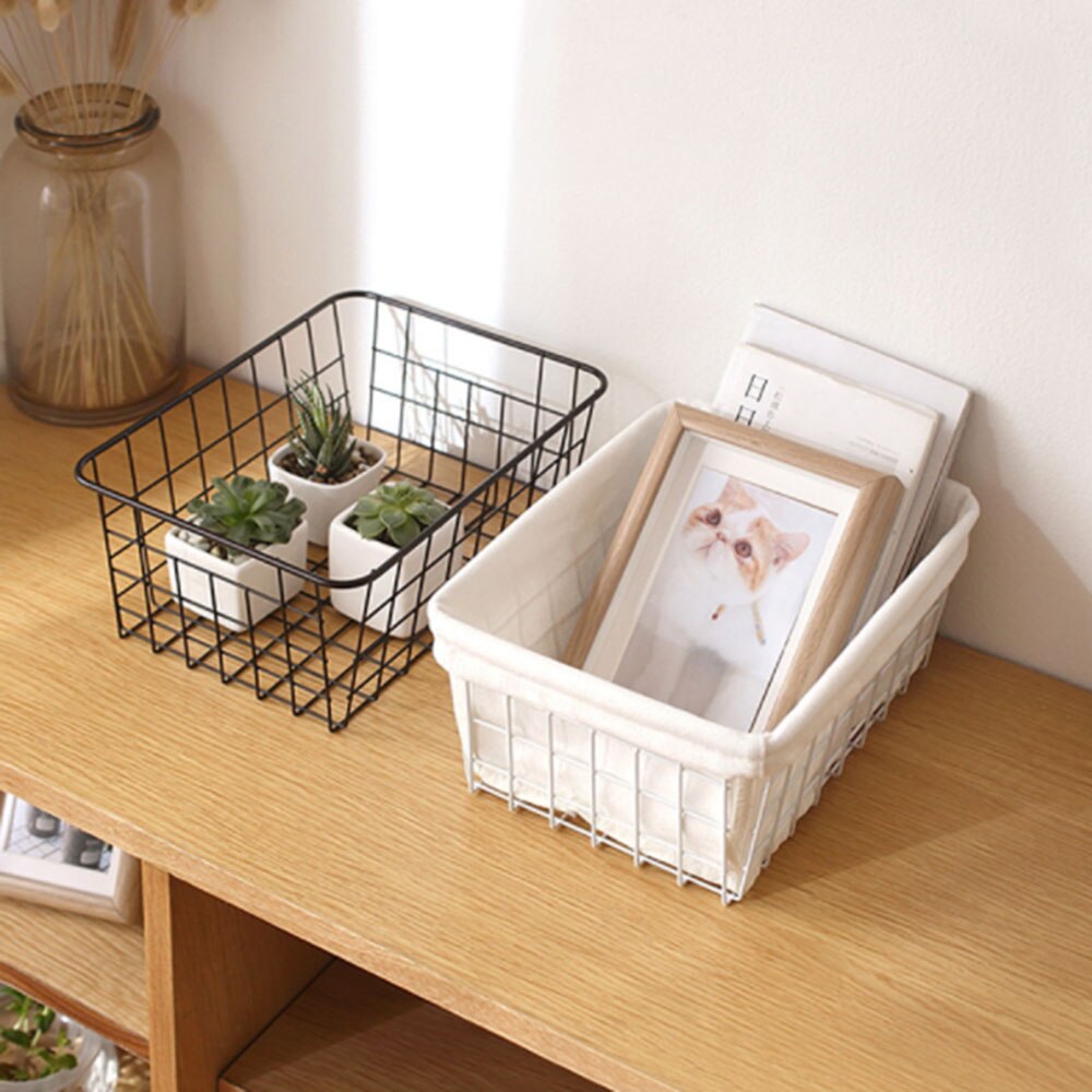 Iron Food Storage Box Fruit Sundries Book Storage ... – Grandado