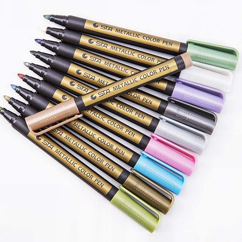 2Mm Acryl Metallic Markers 10 Kleur/Sets Gekleurde... – Vicedeal