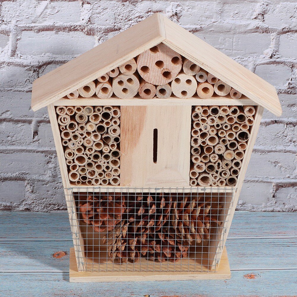 Gardening Wooden Insect Small House Shelter Nestin... – Grandado