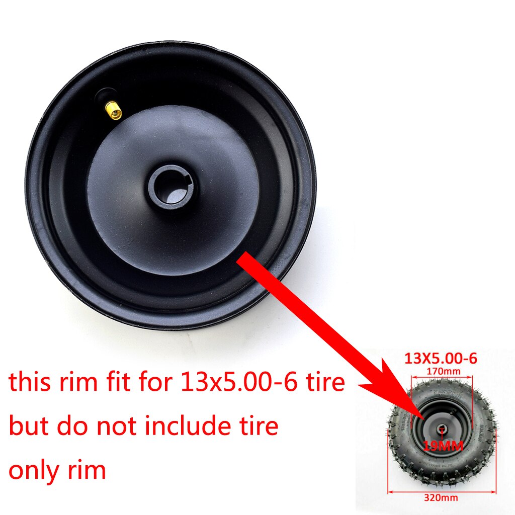 13x5.00-6 wheel rim & 19MM hole For Off-Road A... – Vicedeal