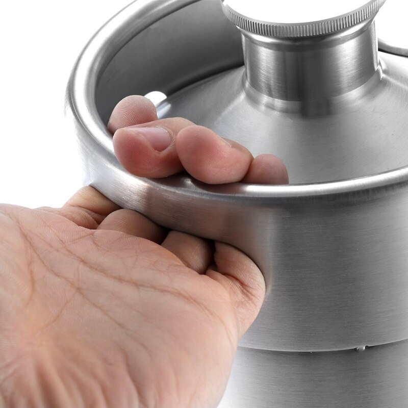 4L Stainless Steel Growler Mini Keg Beer Growler L... – Vicedeal