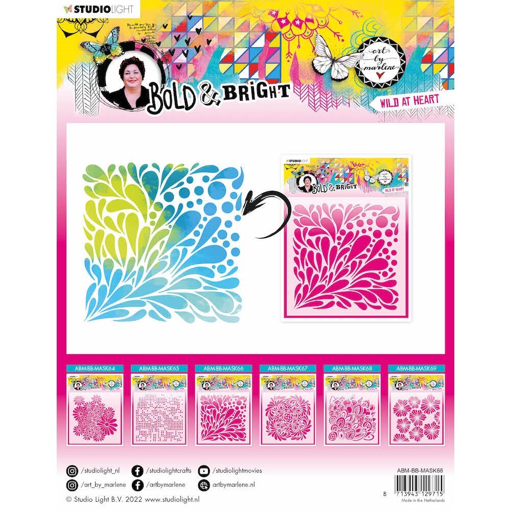 2022 Diy Gelaagdheid Stencils Wild At Heart Abm Bo... – Vicedeal